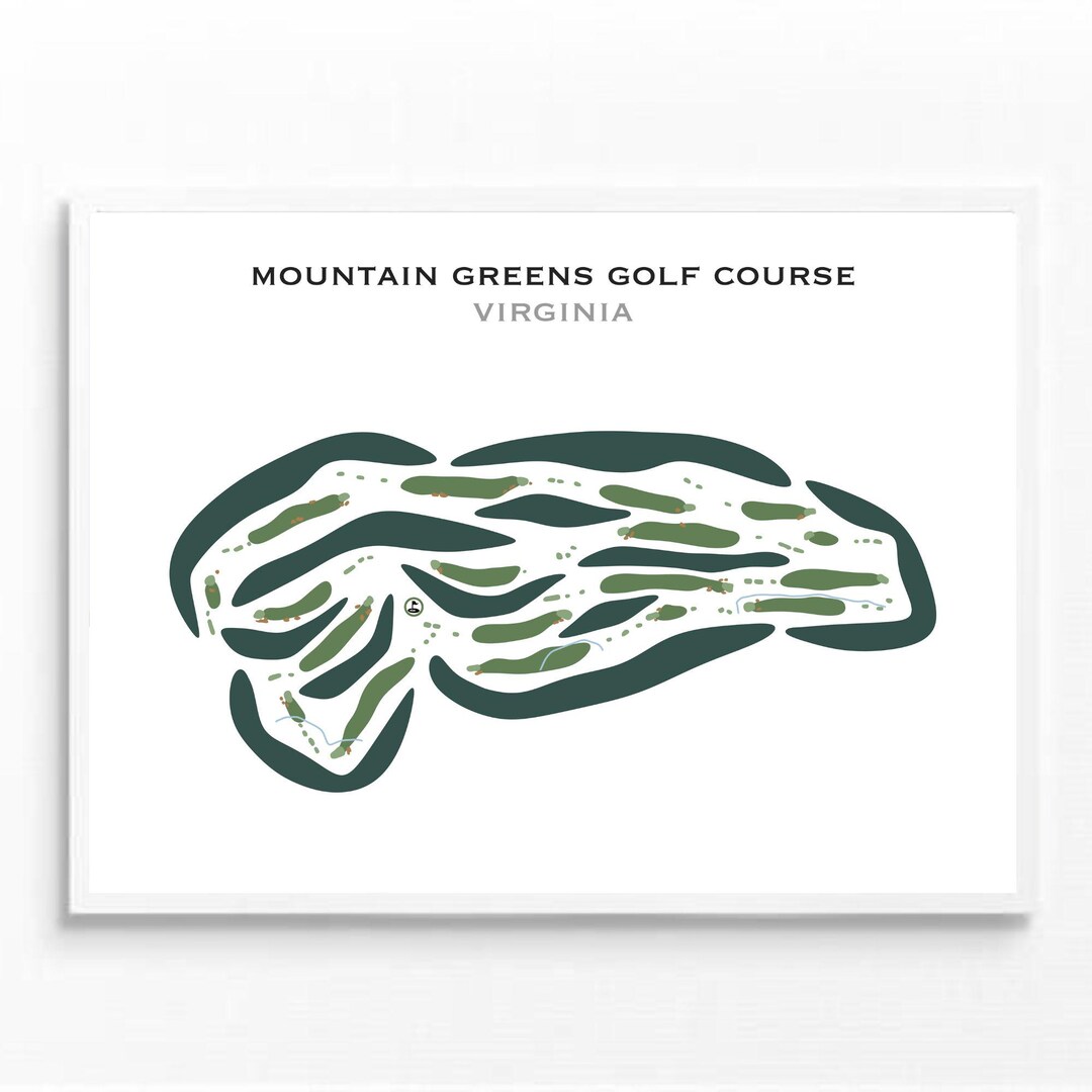Pala Mesa Golf Course, CA | Golf Course Map, Golf Map, Golfer Gift for ...