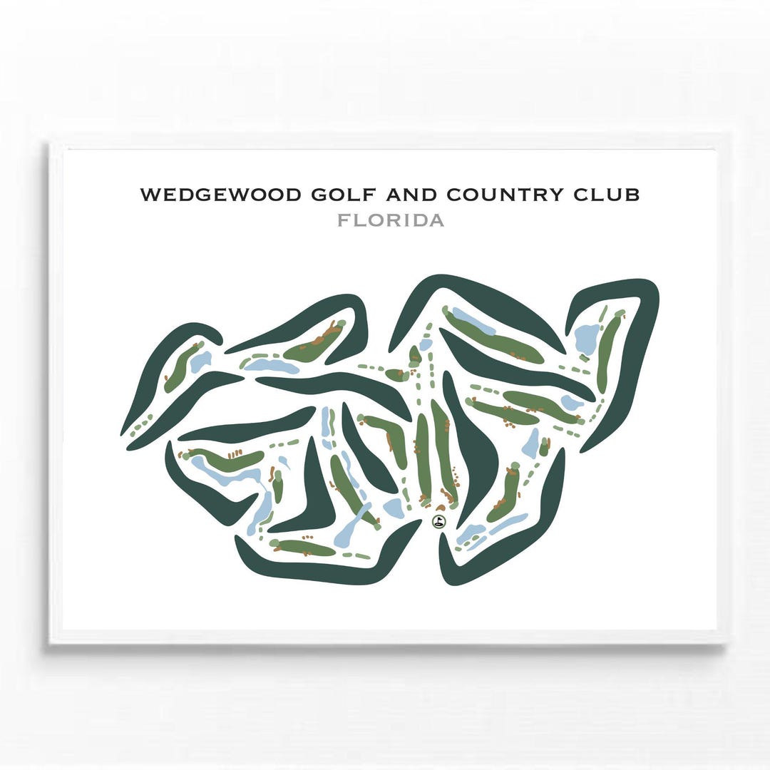 Wedgewood Golf & Country Club, FL | Golf Course Map, Golf Map, Golfer ...
