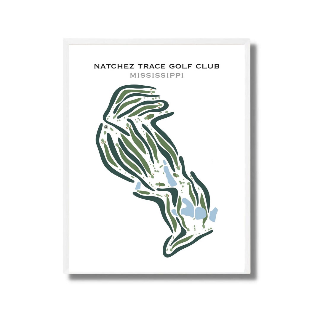 Natchez Trace Golf Club, MS | Golf Course Map, Golf Gifts for Dad ...