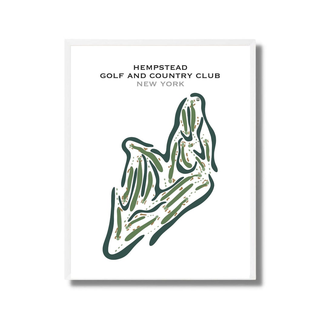 Hempstead Golf & Country Club, NY | Golf Course Map, Golf Map, Golfer ...