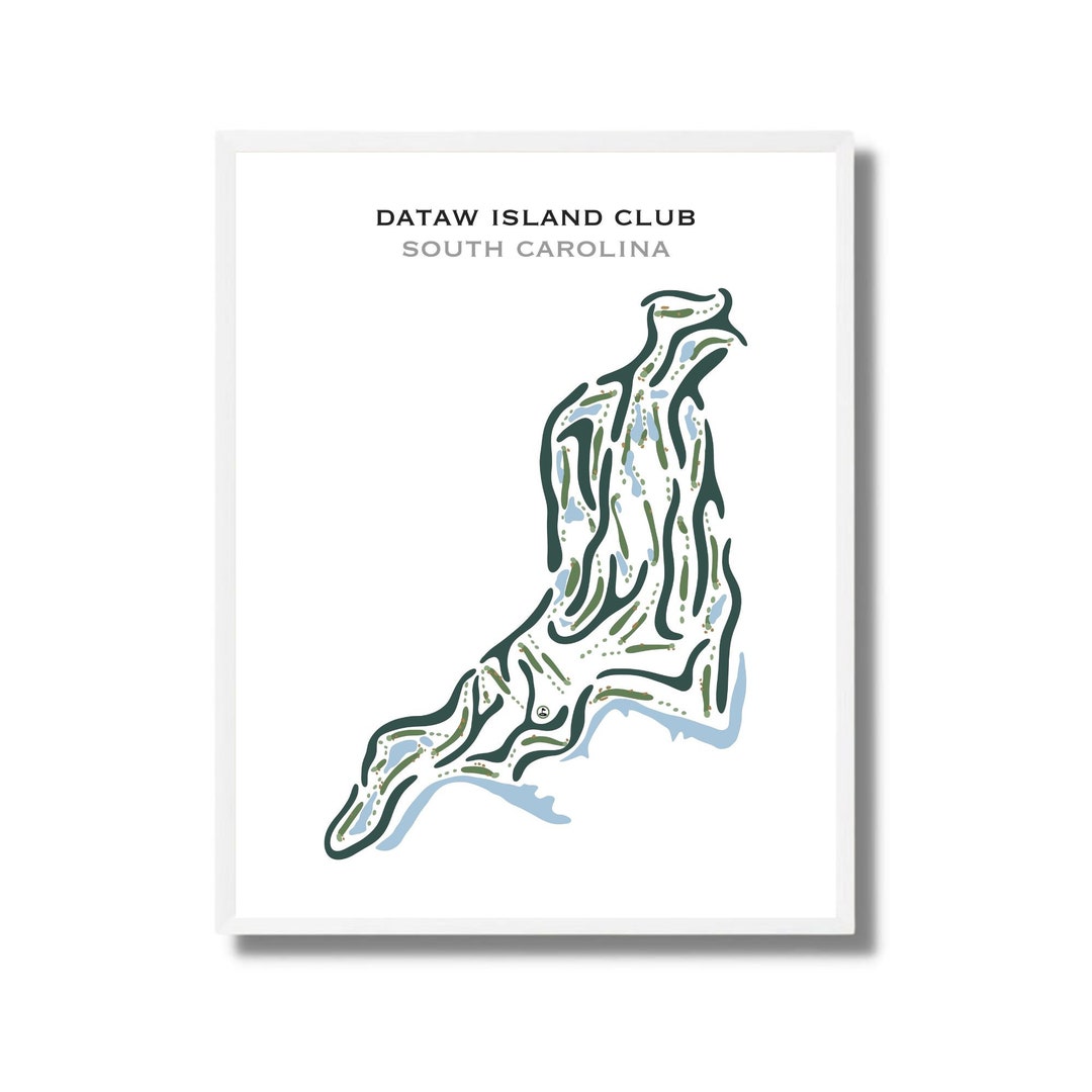 Dataw Island Club, South Carolina | Golf Course Map, Golf Map, Golfer ...