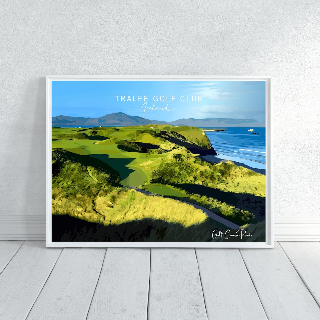 Tralee Golf Club, Ireland | Signature Hole Golf Art, Wall Décor, Golf ...