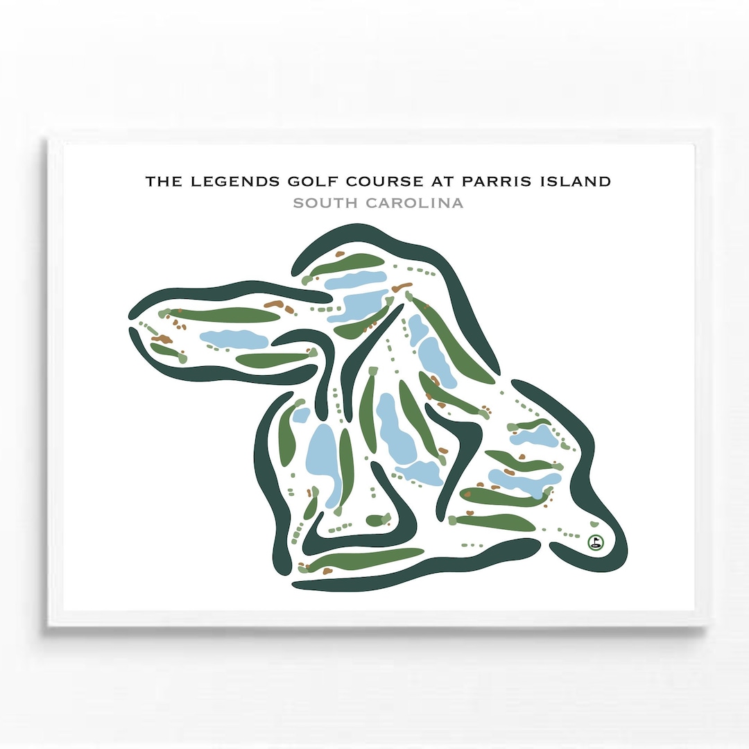 The Legends Golf Course at Parris Island, Beaufort, SC, Golf Gift for ...