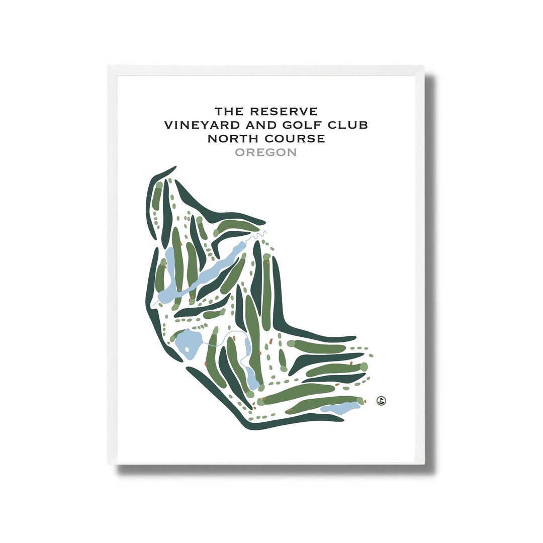 The Reserve Vineyard and Golf Club, North Course, OR | Golf Course Map ...