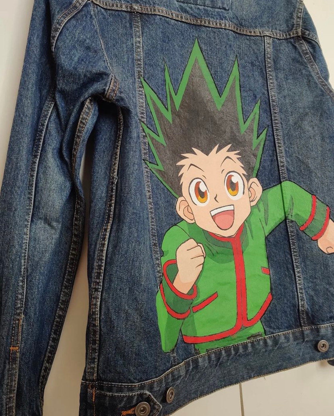 Hand Painted Anime Jacket - Etsy