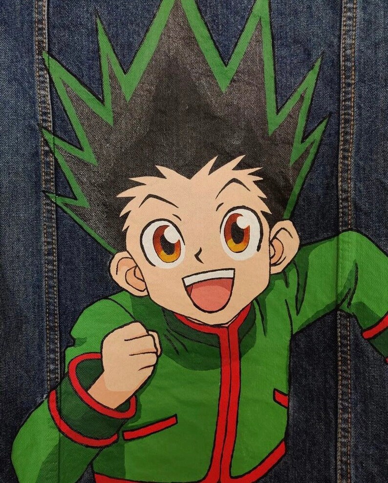 Hand Painted Anime Jacket - Etsy