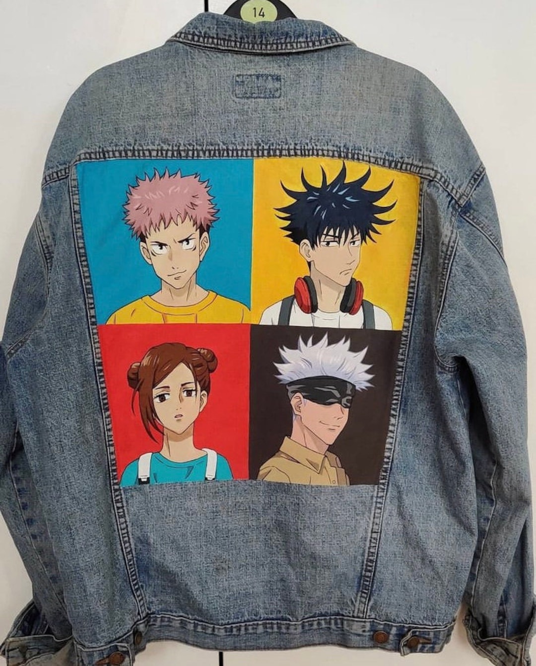 Hand Painted Anime Jacket - Etsy