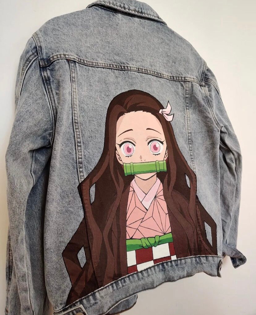 Hand Painted Anime Jacket - Etsy