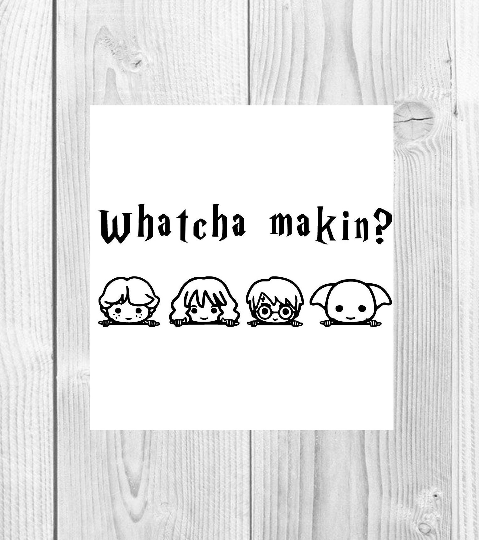 What Cha Making HP Potter SVG PNG Whatcha Makin Crafting Cricut Decal ...