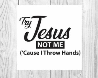 I Throw Hands Svg - Etsy