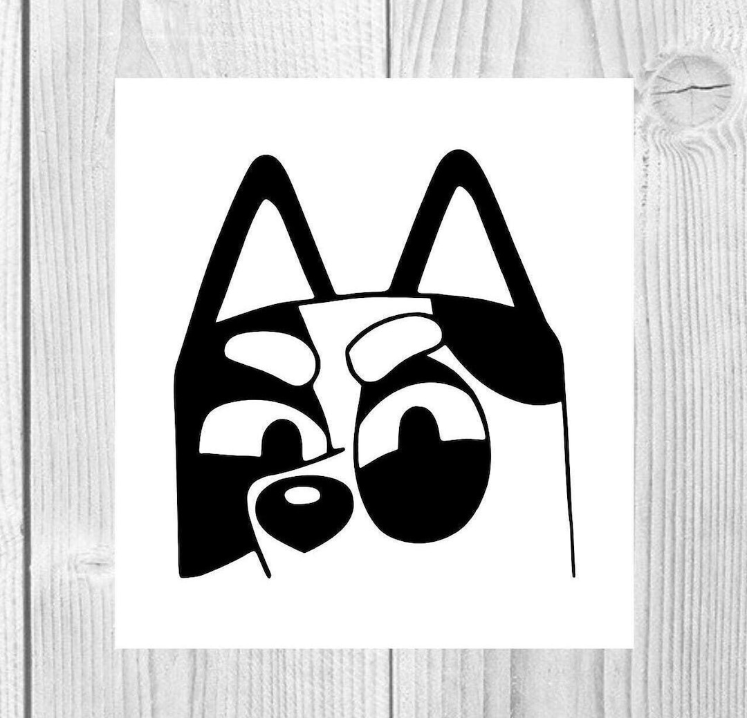Bluey Muffin Svg Png Muffin Svg Bluey Car Decal Svg Muffin Middle ...