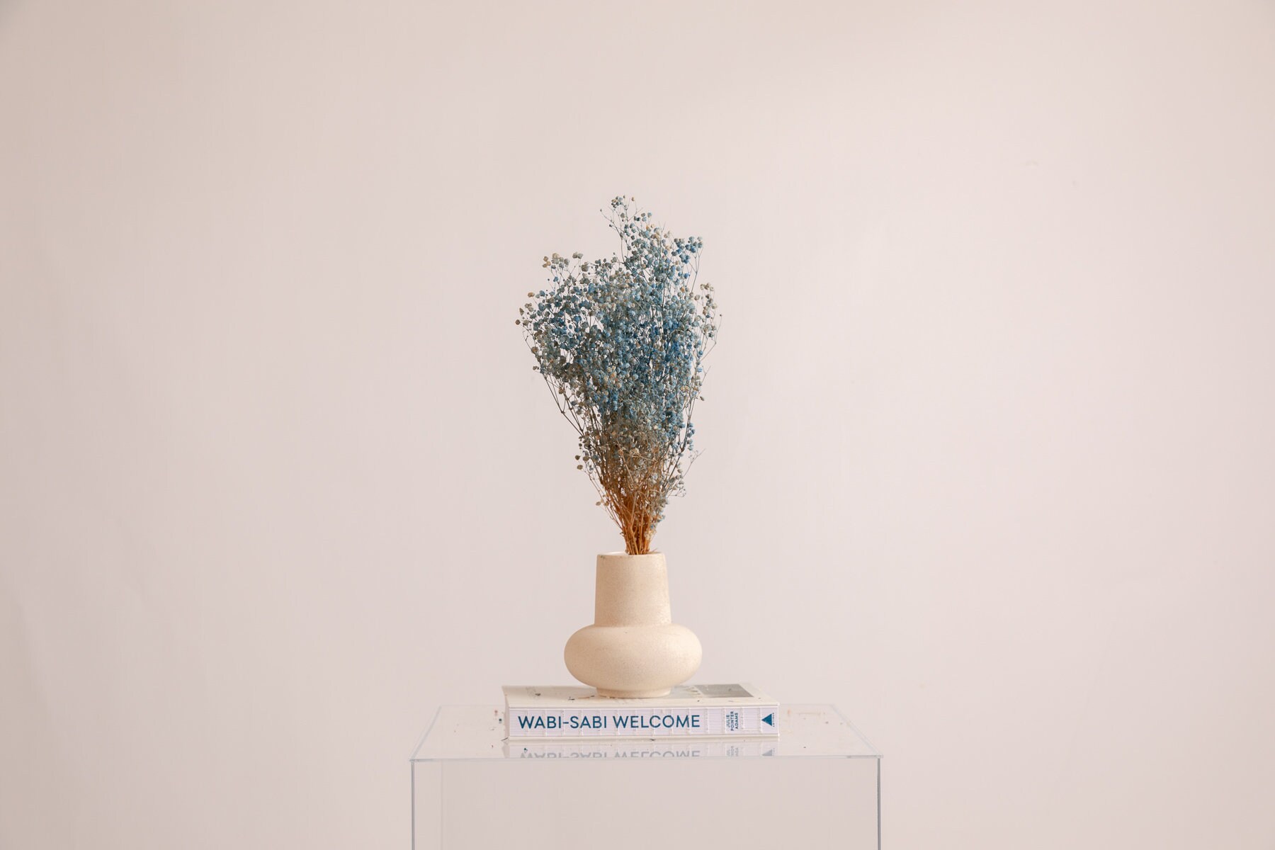 Painted Blue Hues Dried Gypsophila Baby's Breath Flowers - Etsy