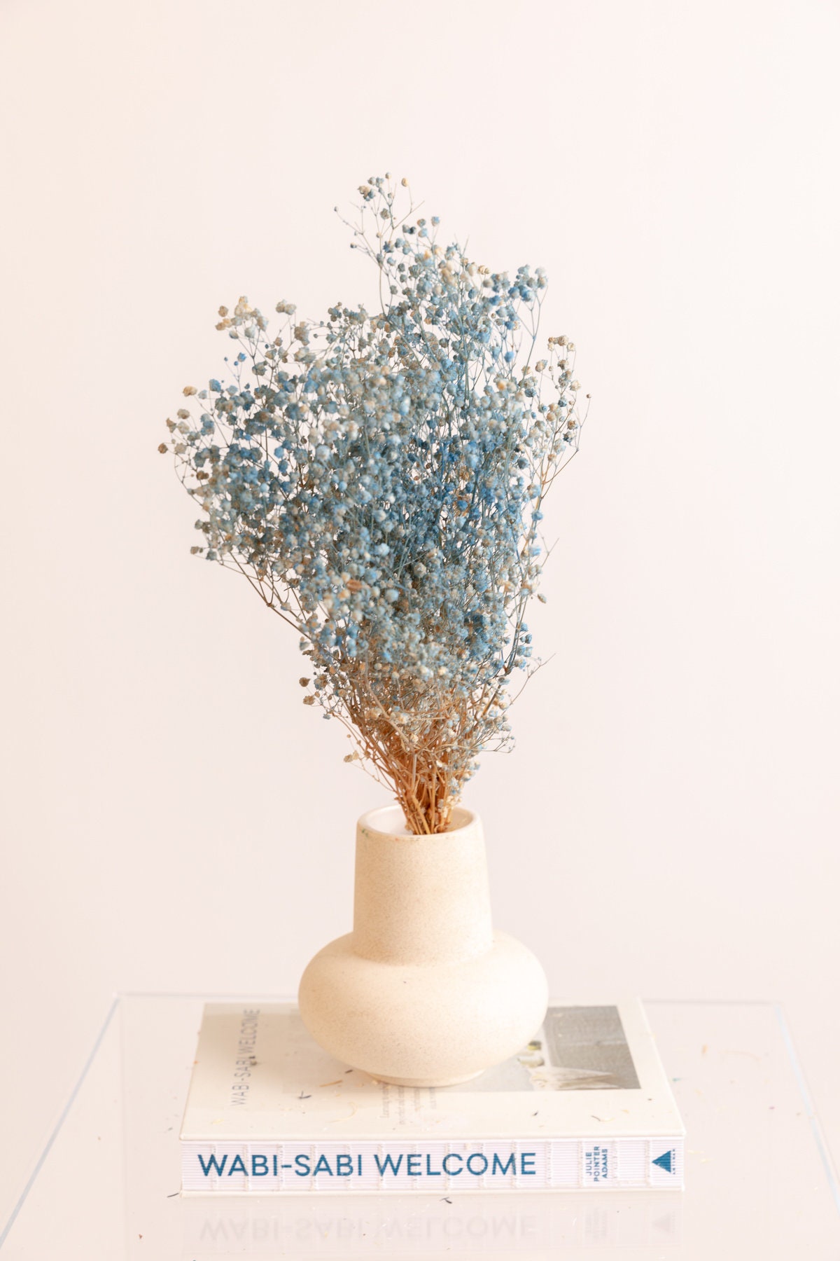 Painted Blue Hues Dried Gypsophila Baby's Breath Flowers - Etsy
