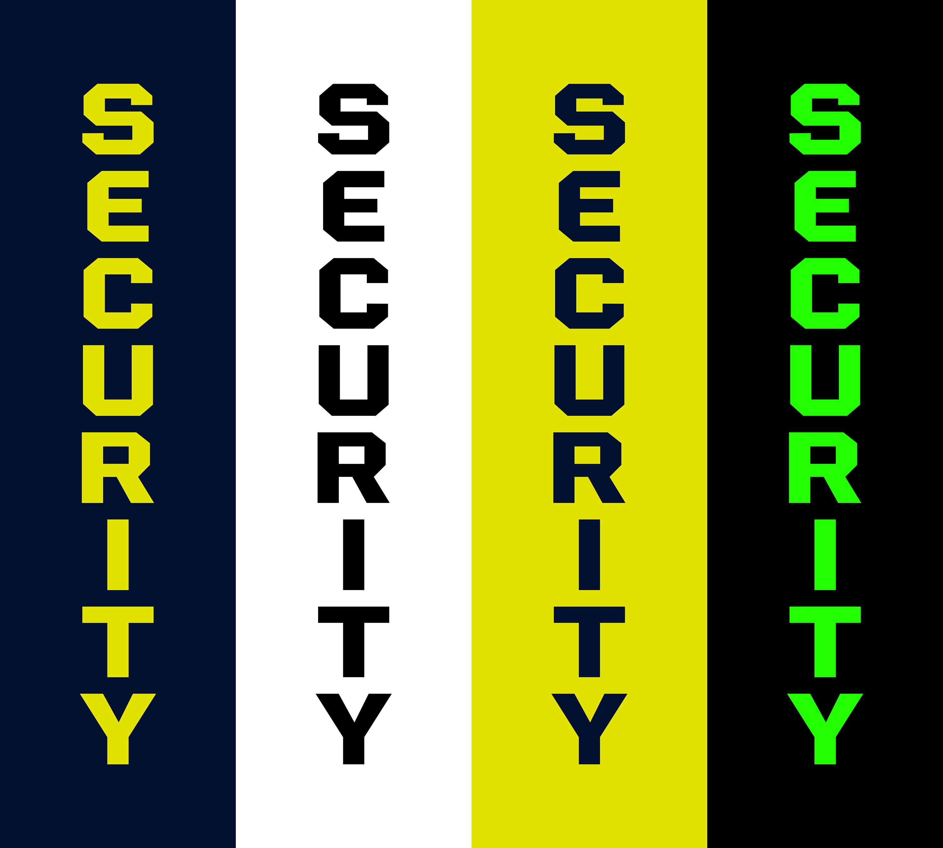 SECURITY 2 Updated Letters, Svg, Eps, Pdf, Png, Vector Cutting File, T ...
