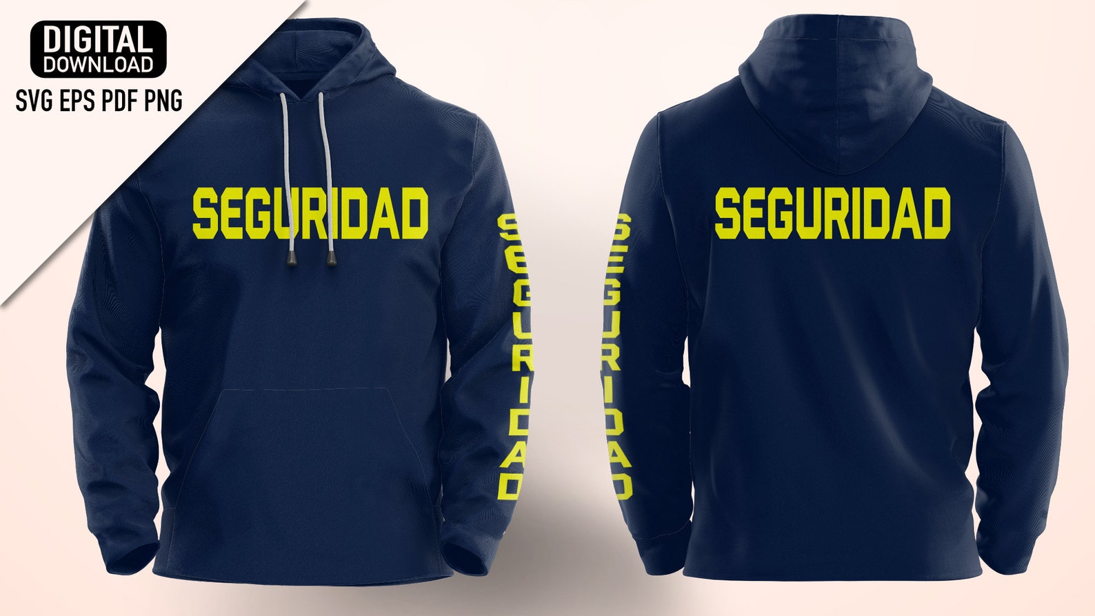 SEGURIDAD, Svg, Eps, Pdf, Png, Vector Cutting File, T Shirt Print - Etsy