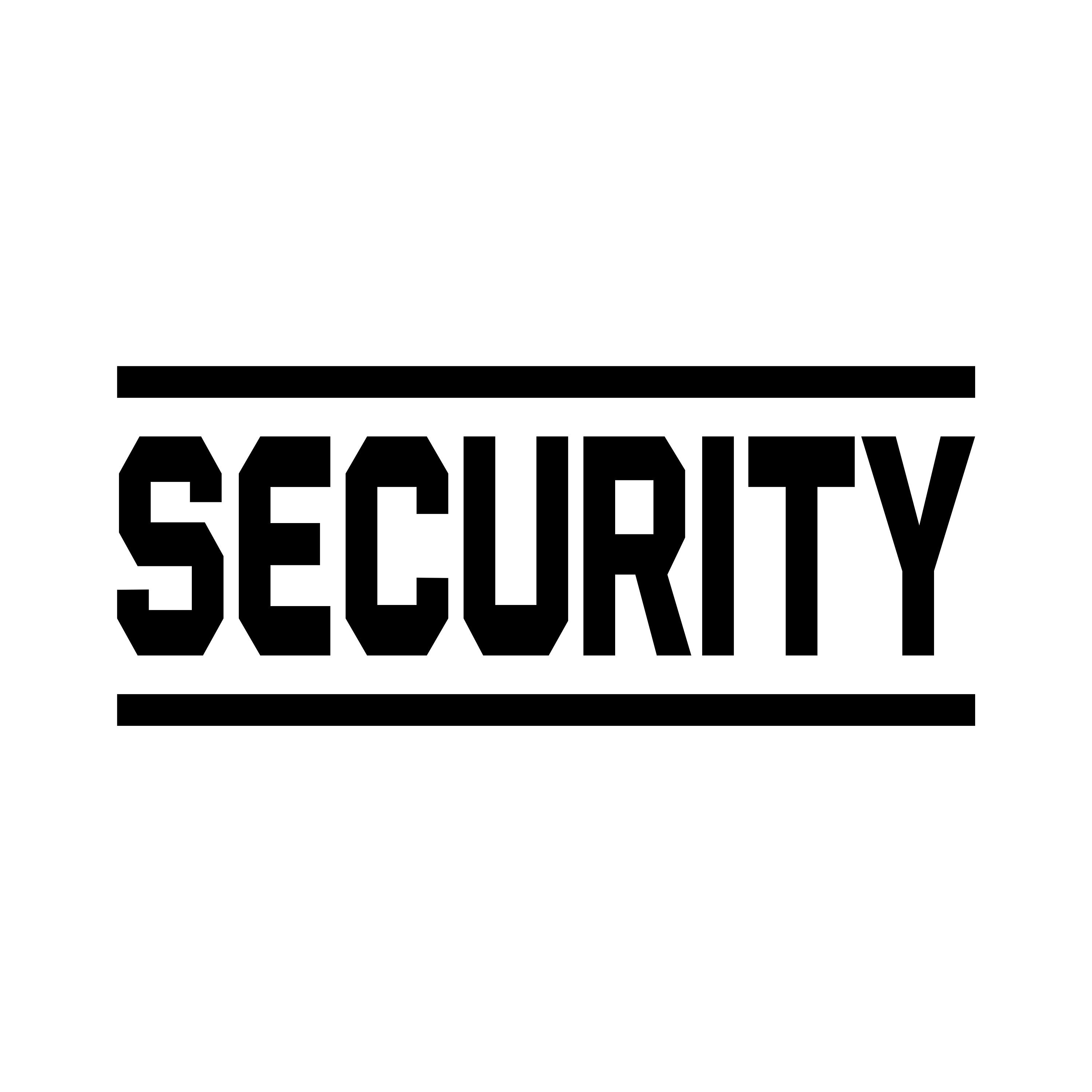 SECURITY 2 Updated Letters, Svg, Eps, Pdf, Png, Vector Cutting File, T ...