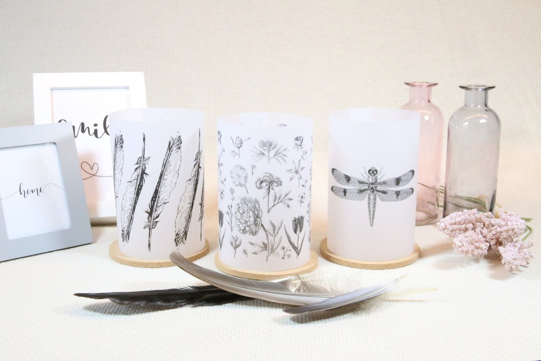 Lantern Lineart DIY Lantern Tracing Paper Tealight Candle Beautiful ...