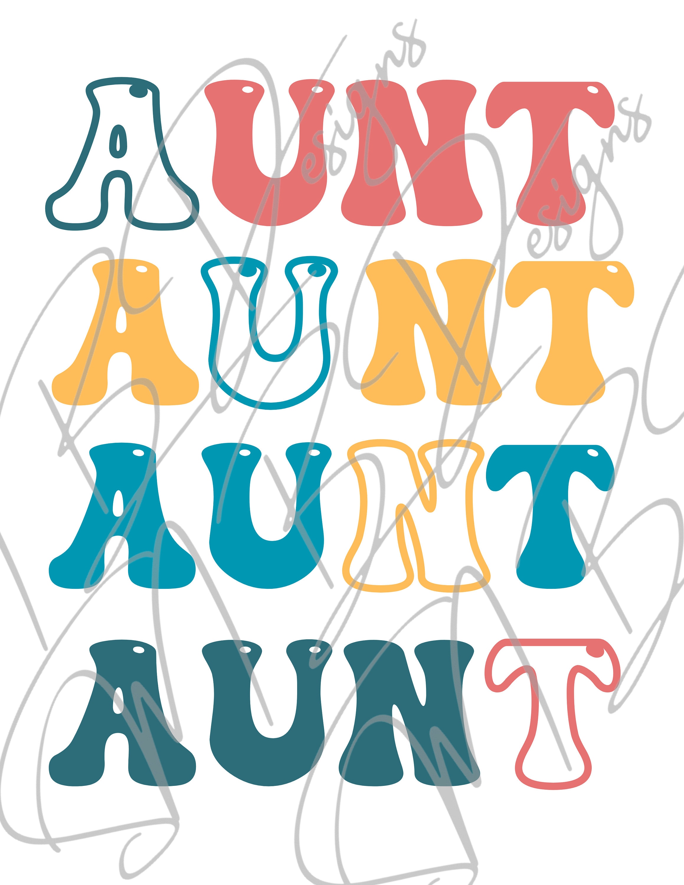 Aunt Instant Download - Etsy