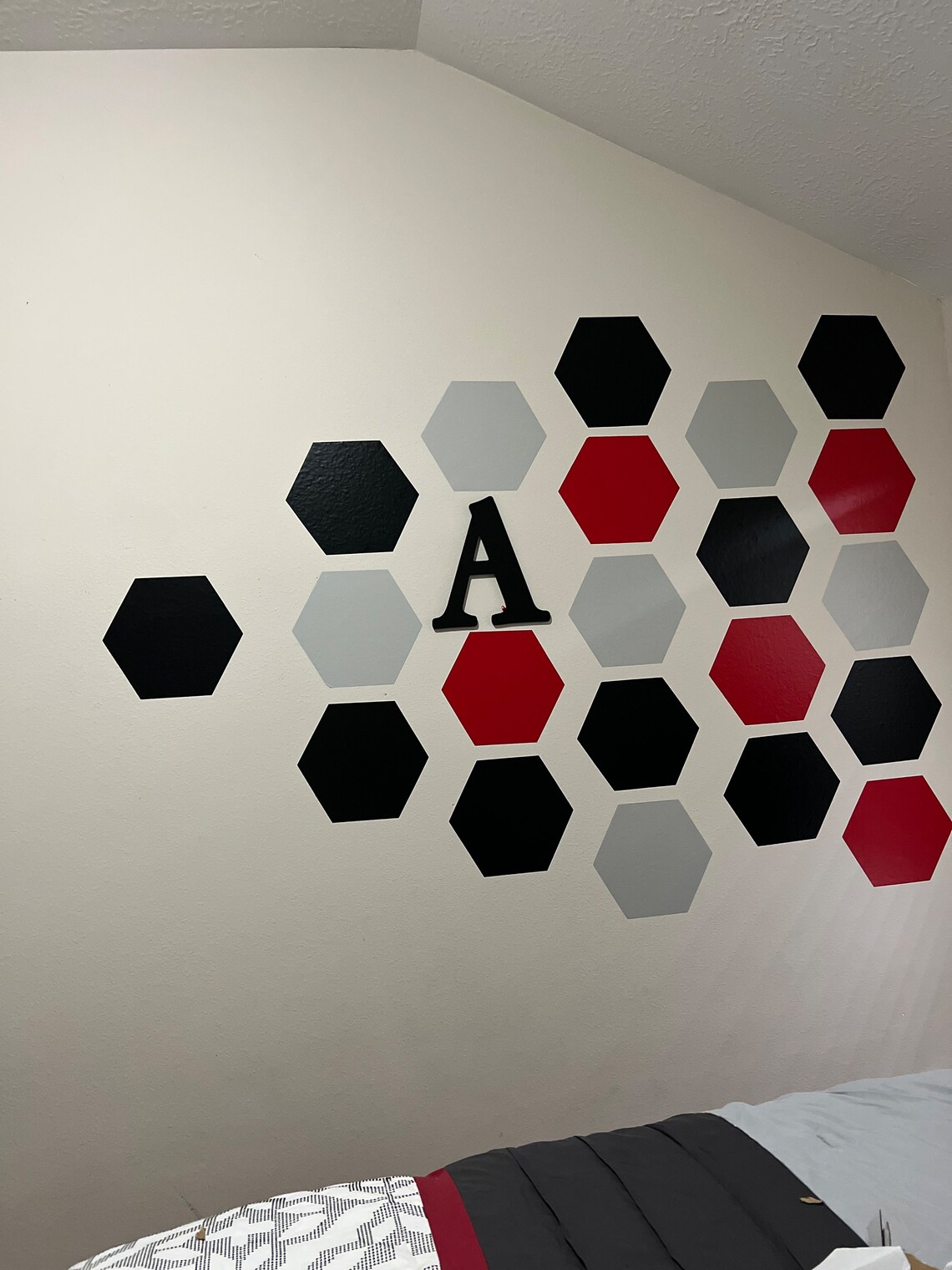 Hexagon Wall Decal - Etsy