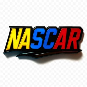 Digital - Colorful NASCAR Images in Reds, Yellow, Blue and Checkered ...