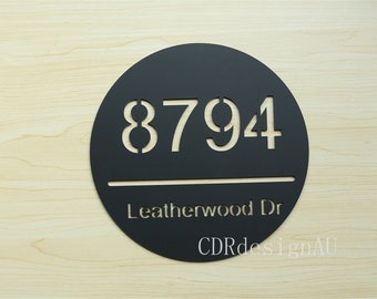 Matte Black House Numbers - Etsy