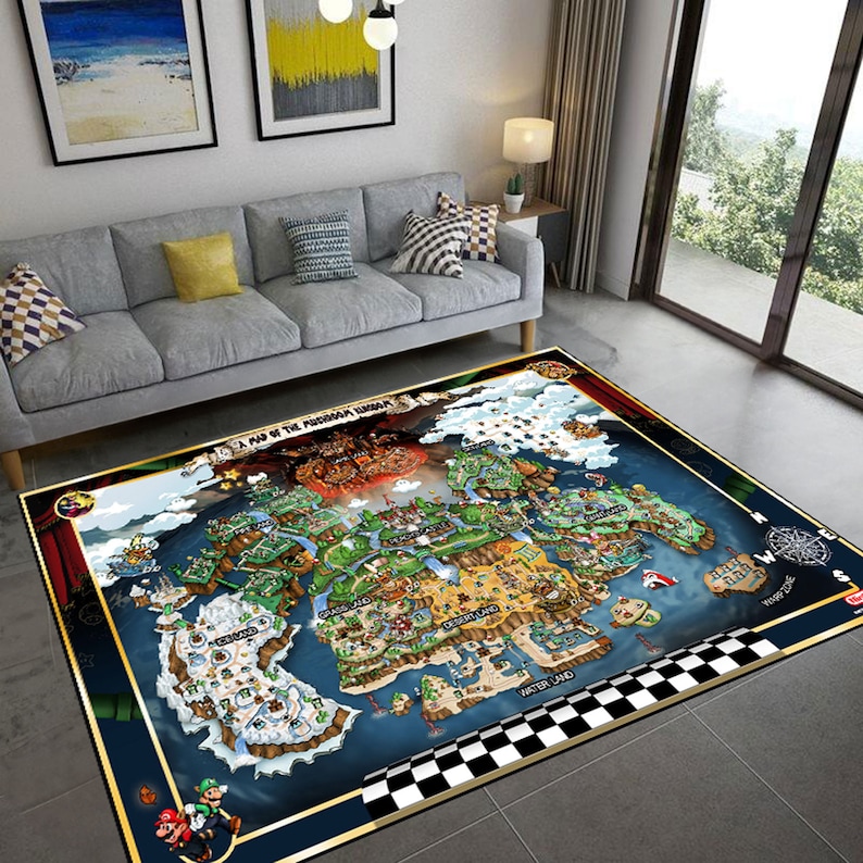 Lord of the Rings, Map Rugs, Fantastic Rug, Popular Rug, Magic Rug ...