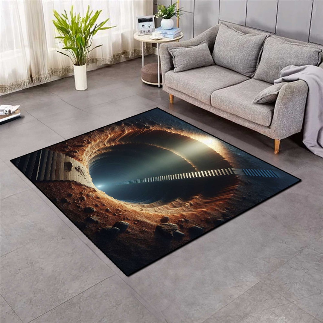 3D Rug, Illusion Rug, 3D Graffiti Rug,optical Illusion Rug, Deep Hole ...