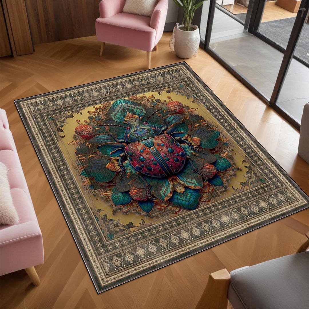 Bug Design Rug, Insect Decor, Bug Classic Rug, Insect Art, ,gift for ...