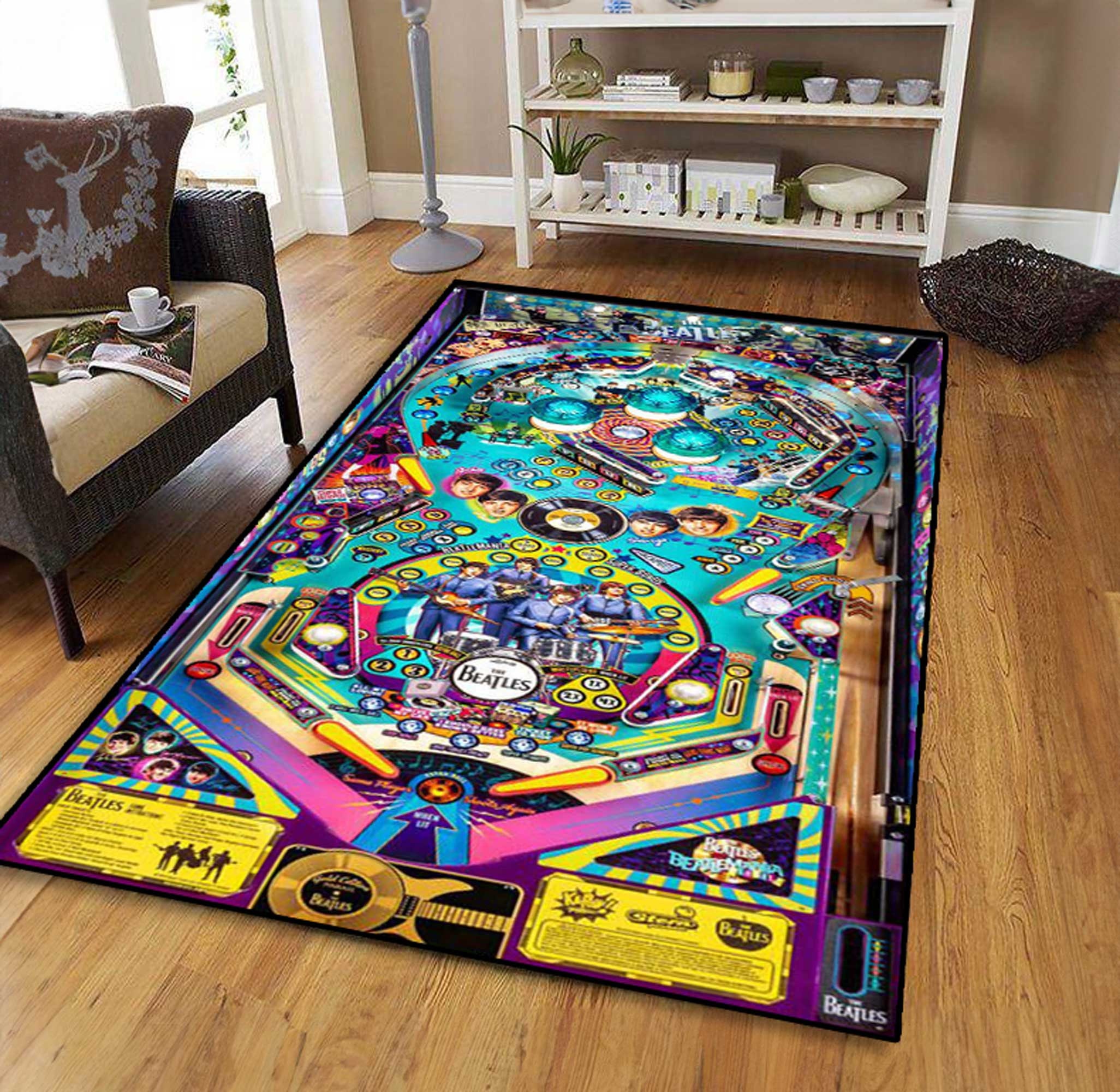 Jaws Fan, Jaws Pinball, Jaws Pinball Rug,pinball Decor, Pinball Design ...