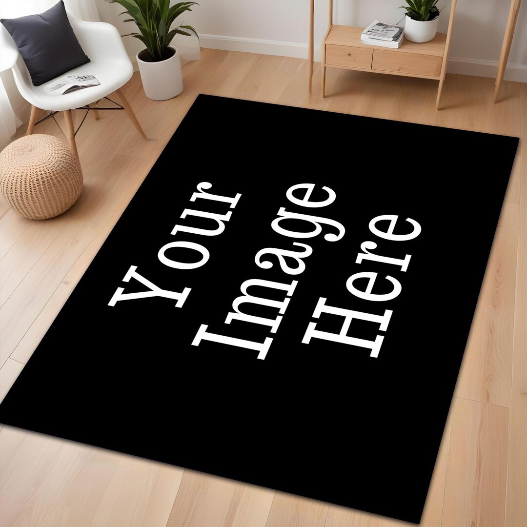 Your Image Here Rug, Custom Rug, Personalized Gifts, Rug for Gamer ...