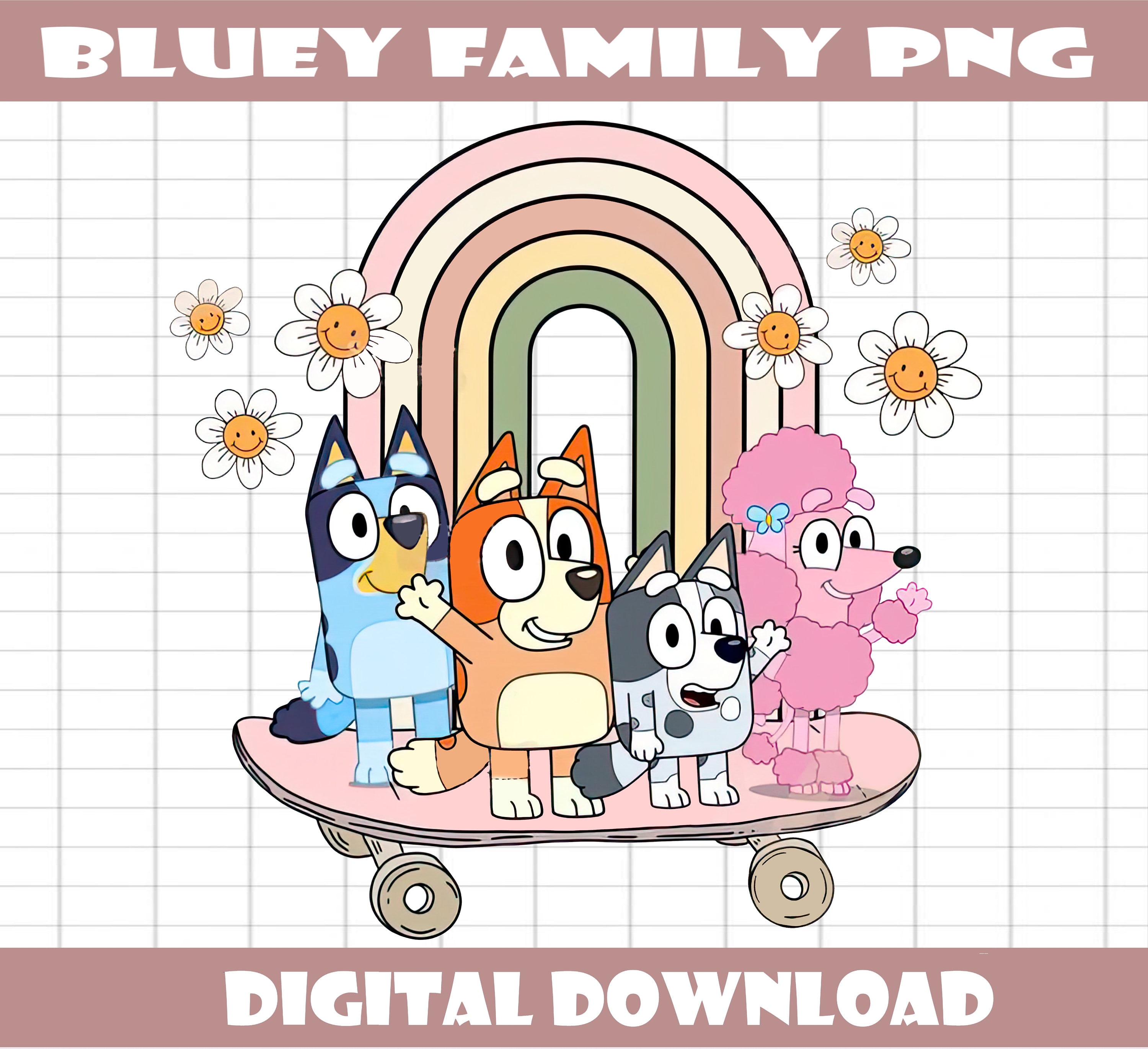 Bluey Family PNG, Bluey Png, Bluey Bingo Png, Bluey Mom Png, Bluey Dad ...