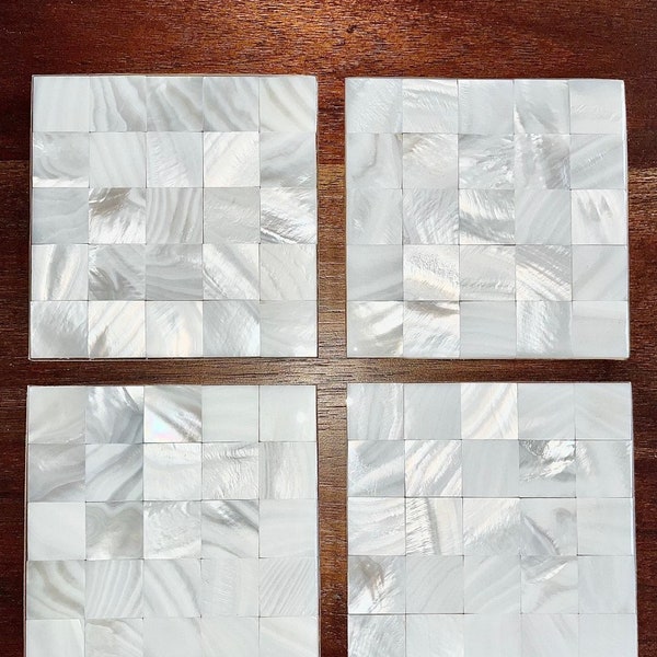 Shell Coasters - Etsy