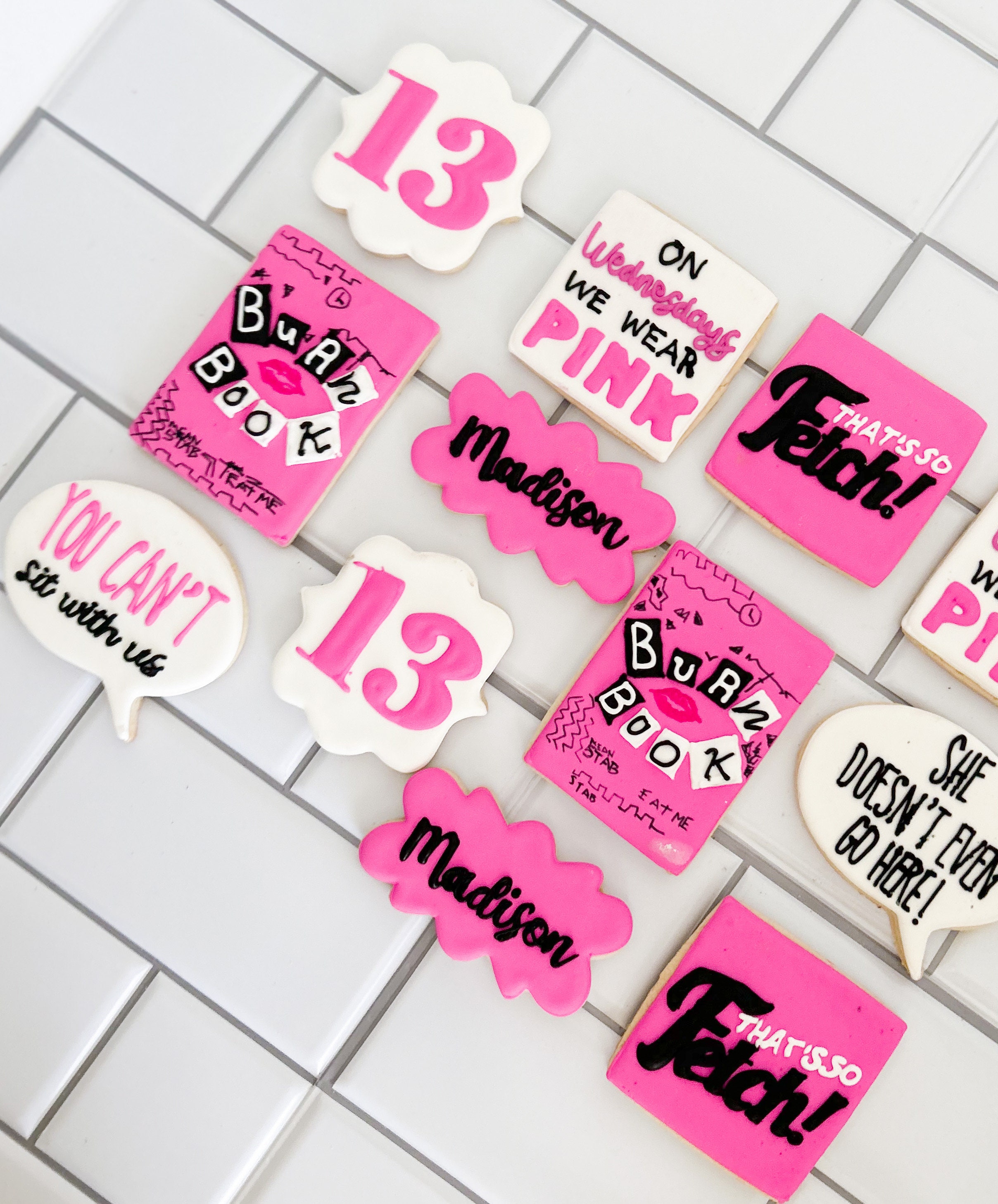 Mean Girls Royal Icing Cookies 1 Dozen - Etsy