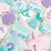 Mermaid Royal Icing Cookies 1 Dozen - Etsy