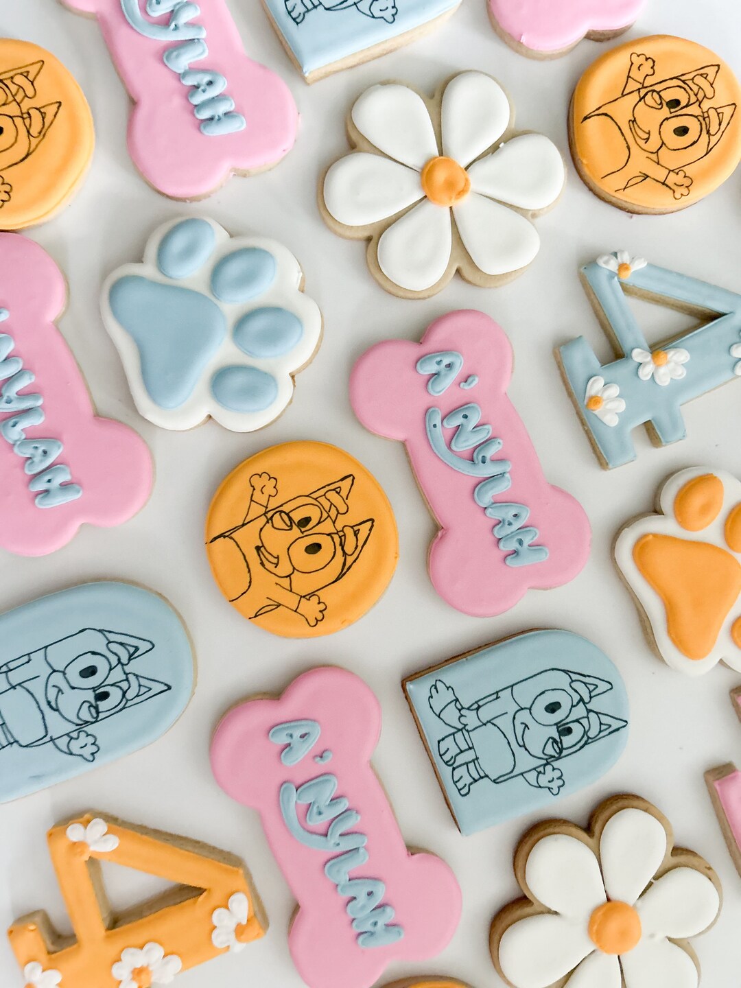 Bluey Royal Icing Cookies 1 Dozen - Etsy