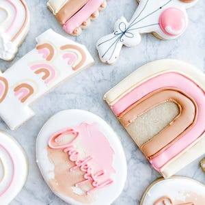 Onederful / Boho Rainbow Royal Icing Cookies - Etsy