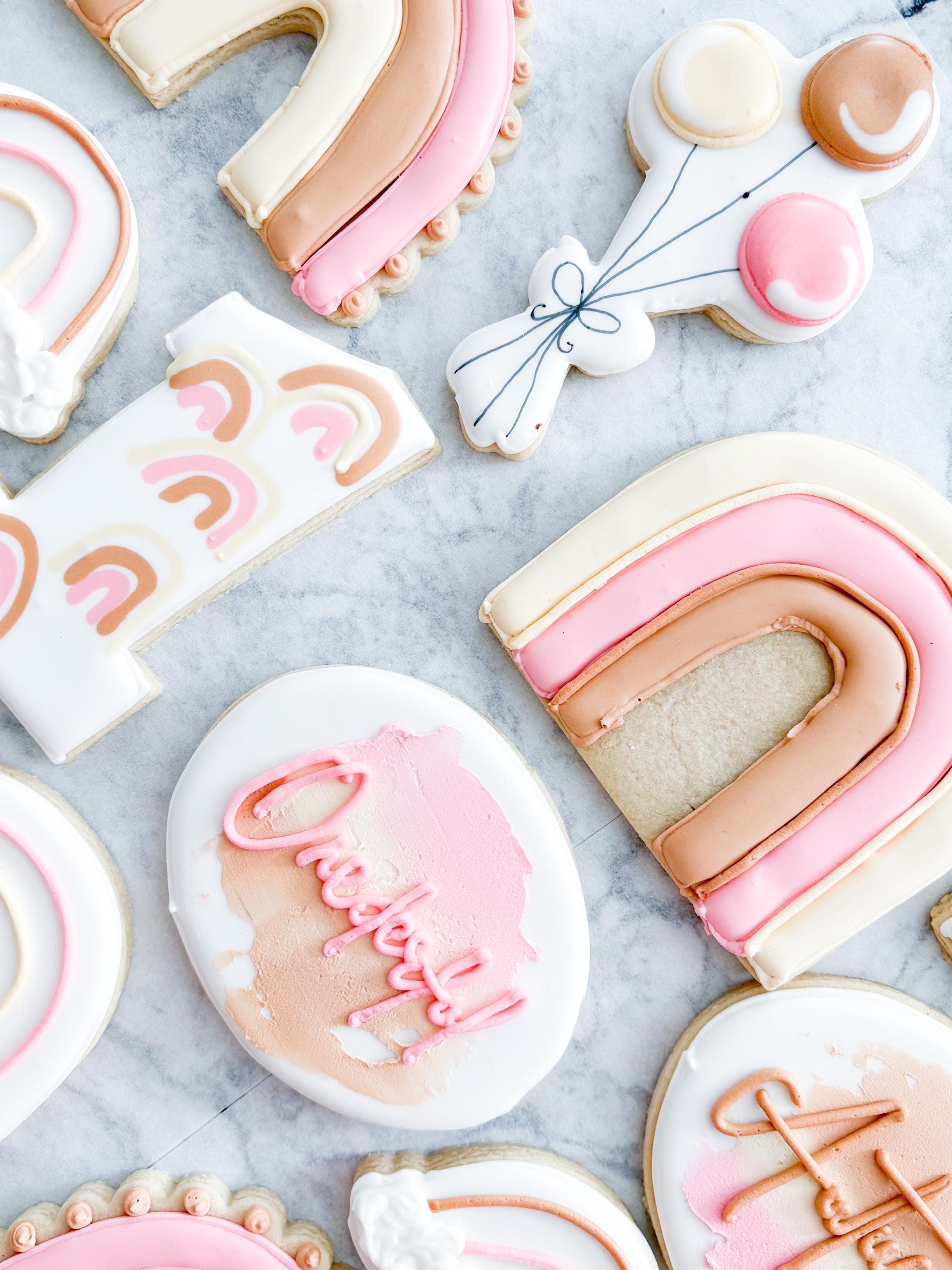 Onederful / Boho Rainbow Royal Icing Cookies - Etsy