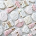 Pearls and Prosecco Bridal Shower Royal Icing Cookies 1.5 Dozen(18 ...