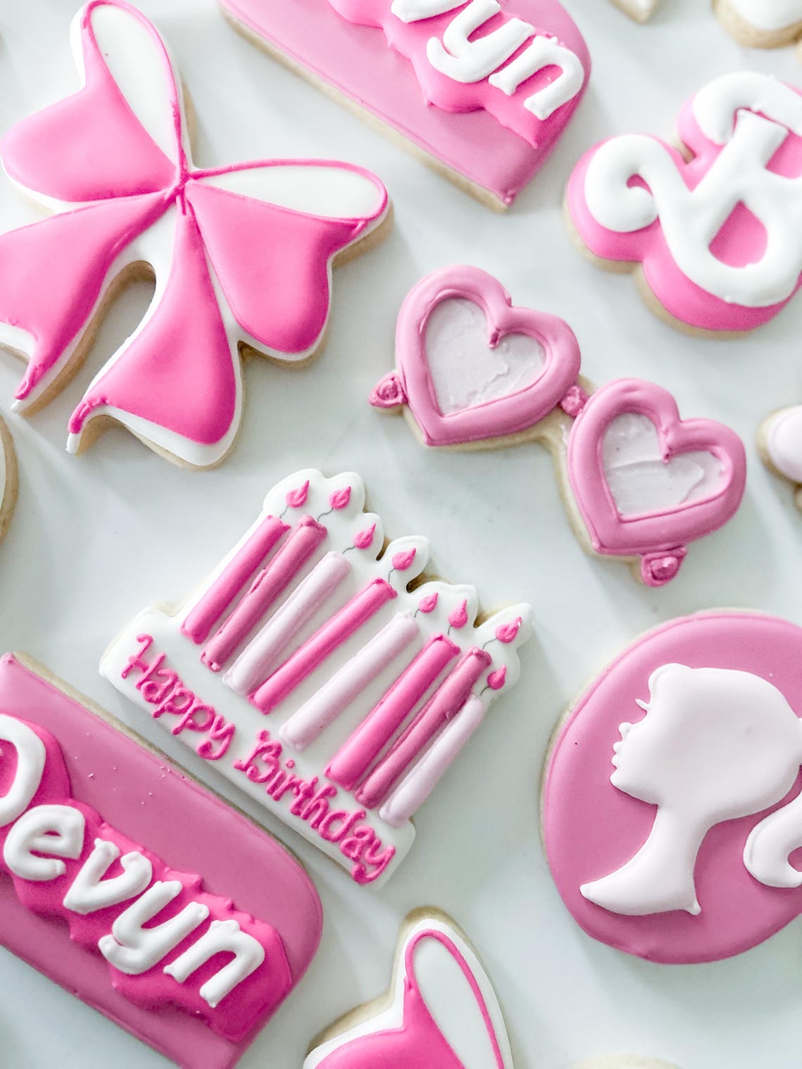 Barbie Royal Icing Cookies 1.5 Dozen(18 Cookies) - Etsy