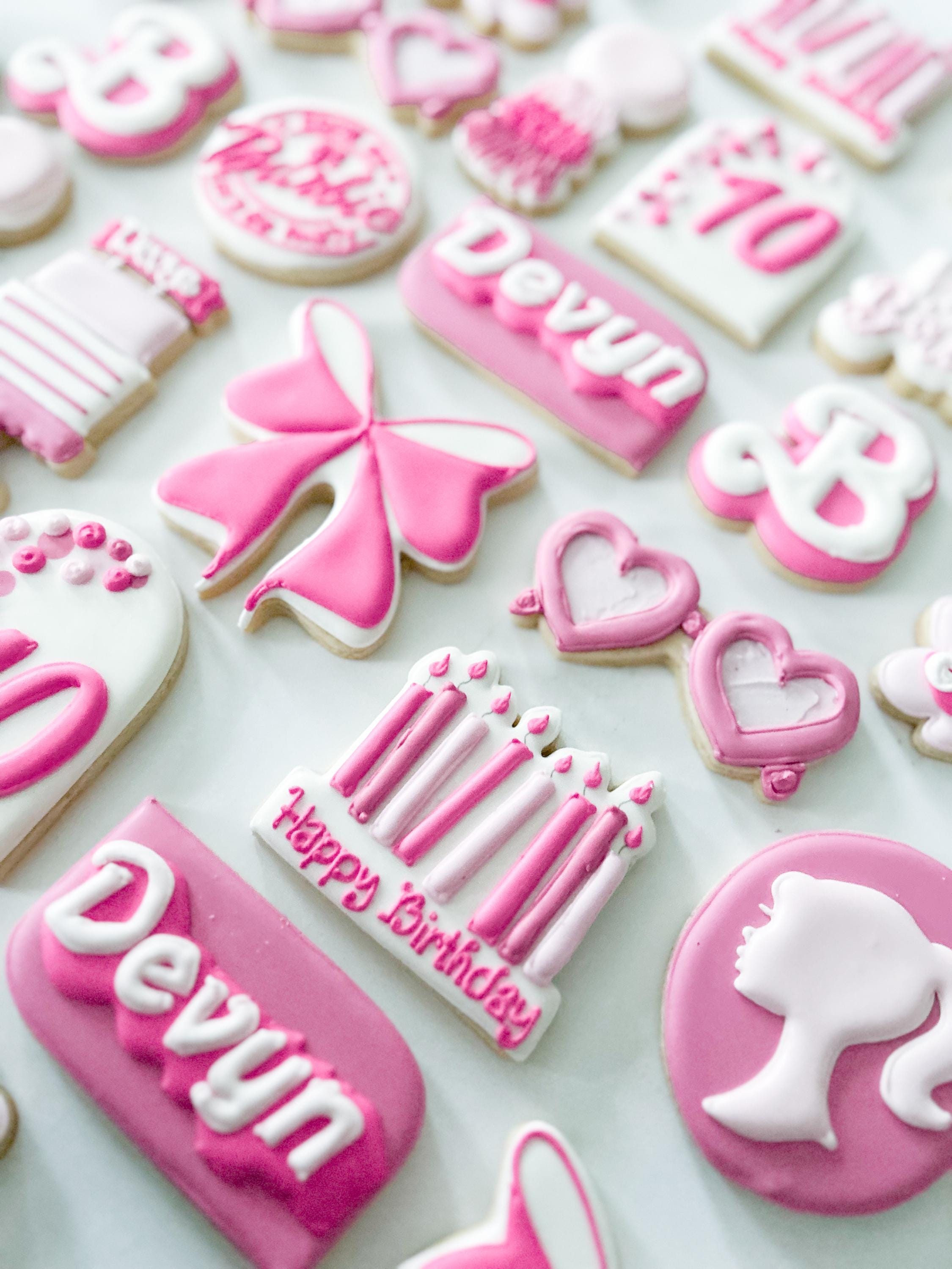 Barbie Royal Icing Cookies 1.5 Dozen(18 Cookies) - Etsy