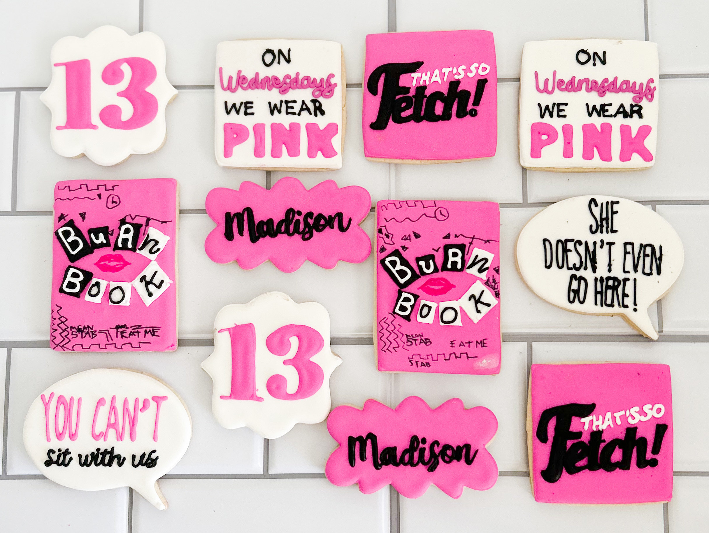 Mean Girls Royal Icing Cookies 1 Dozen - Etsy