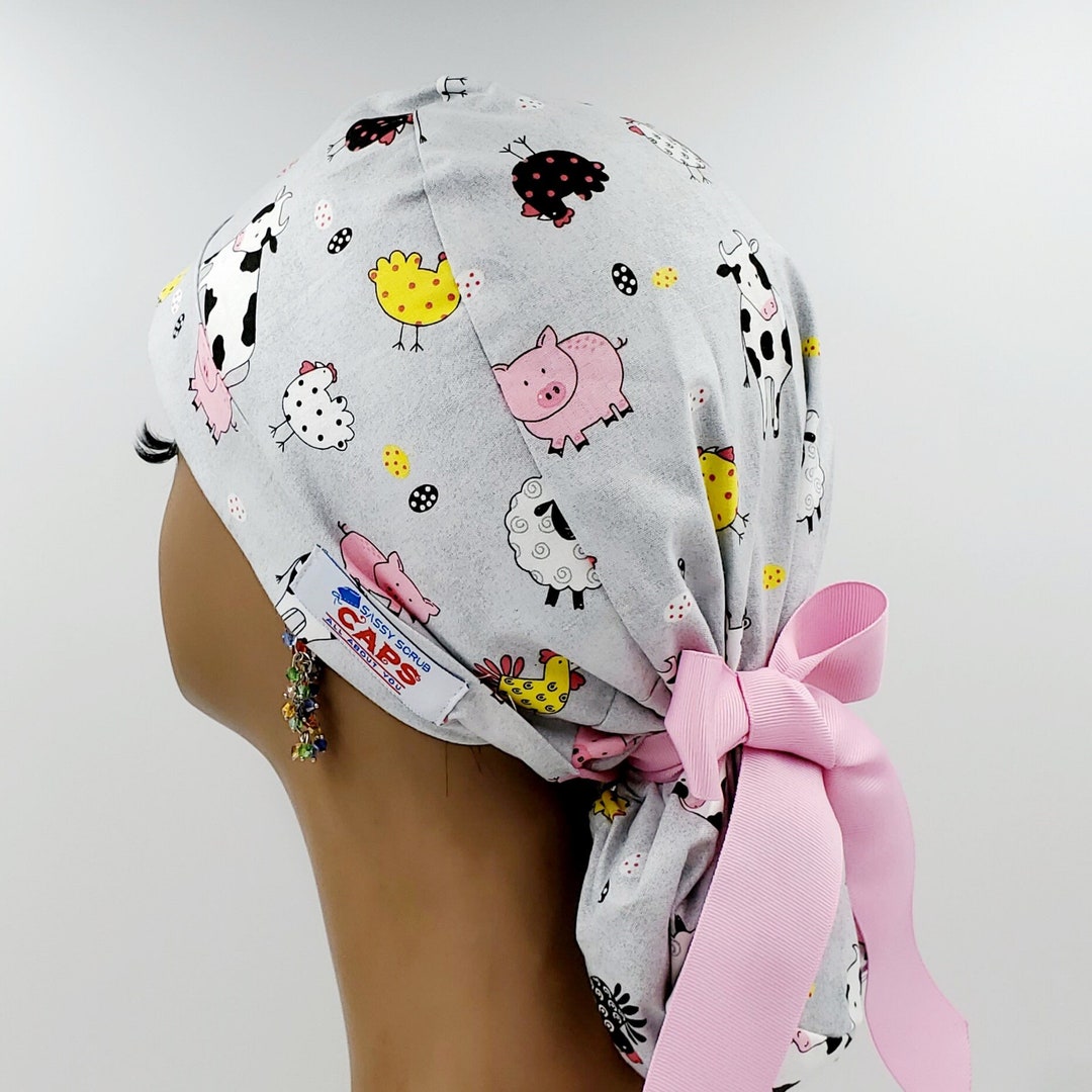 Scrub Cap for Women Ponytail Scrub Cap Scrub Cap Scrub Hat - Etsy