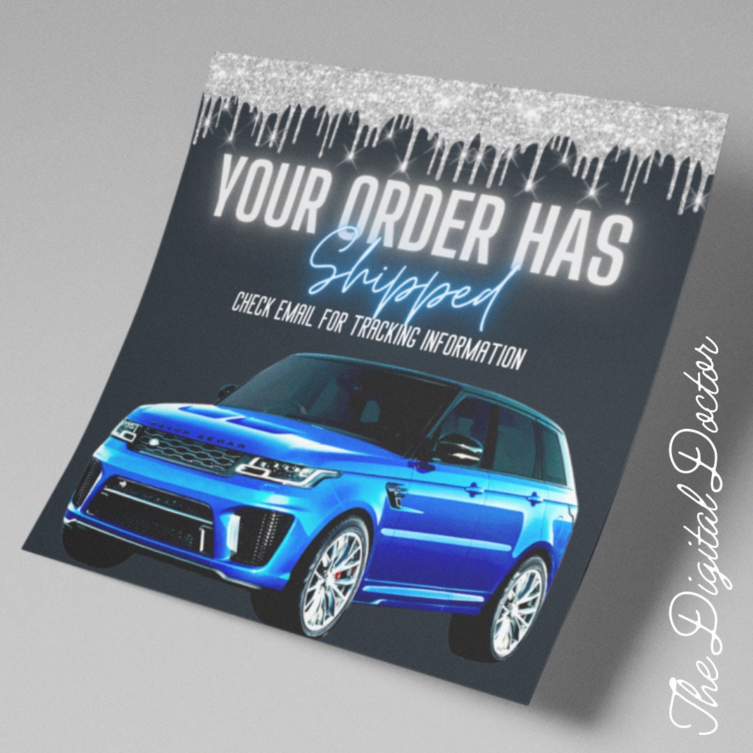 DIY Shipping Confirmation Flyer, All Orders Have Shipped Social Media ...