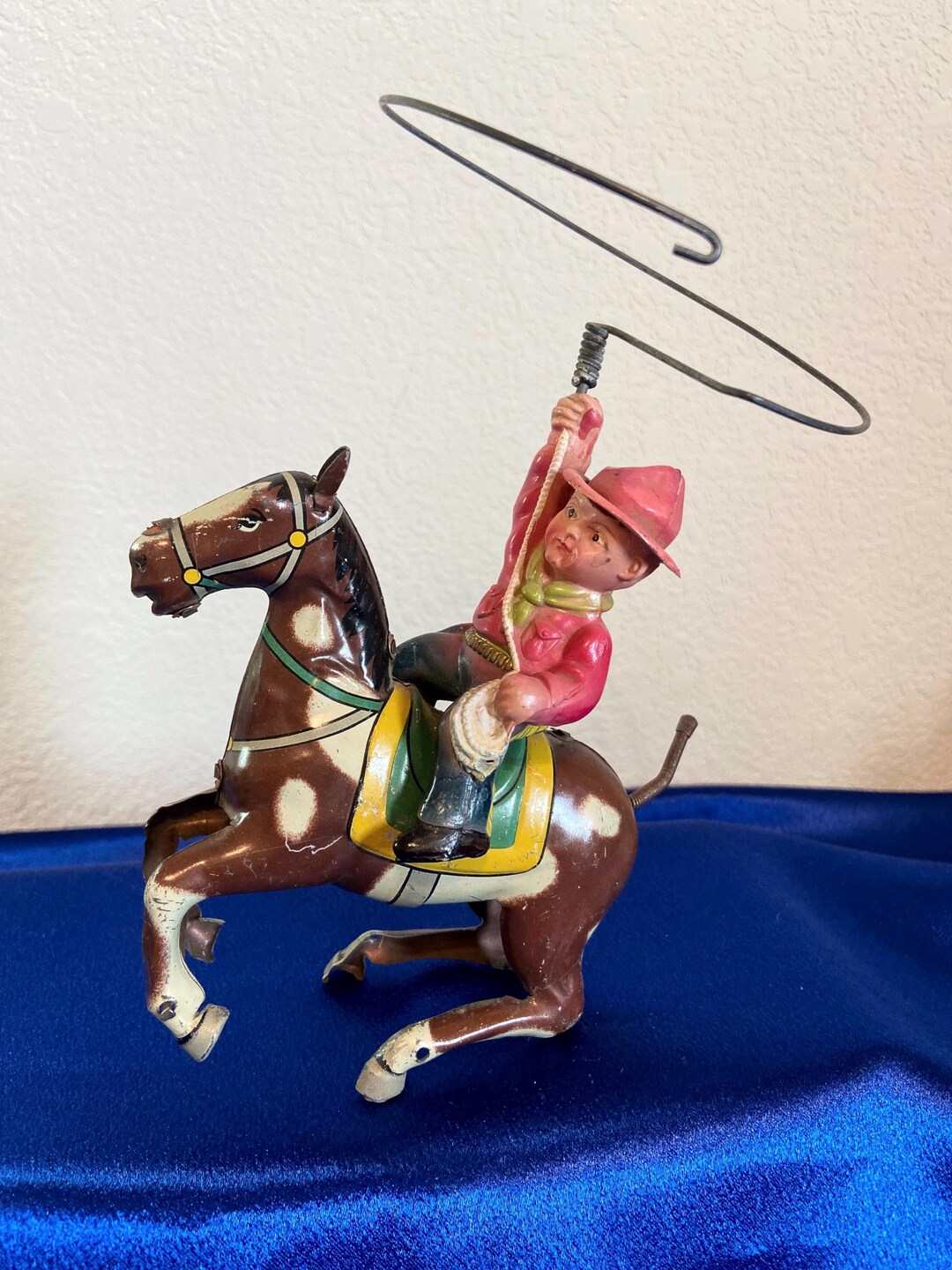 1950s Alps Co. Toy Wind-up Cowboy - Etsy