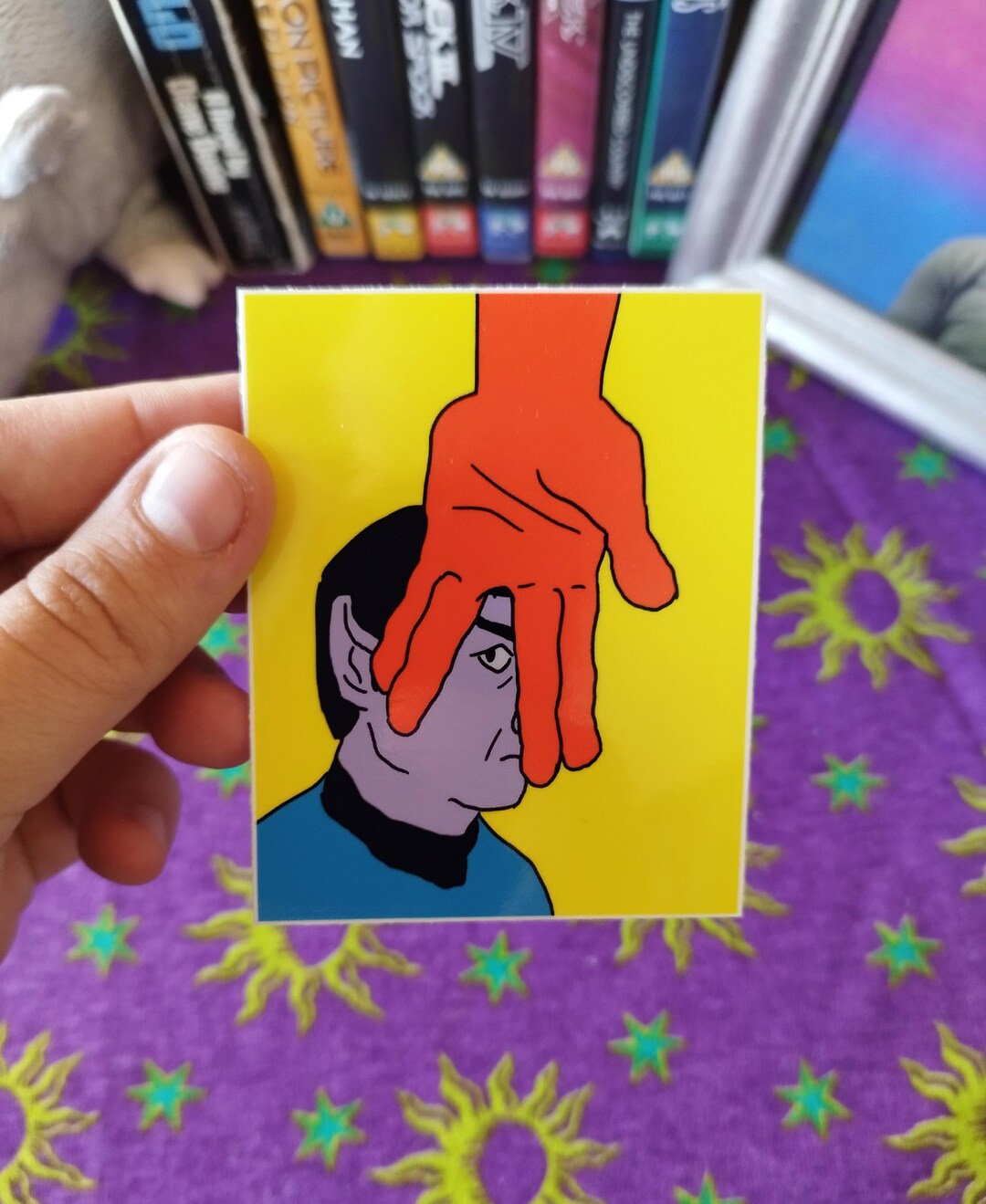 Spock Sticker, Scifi, Trekkie, Vulcan, Vinyl Laptop Sticker - Etsy