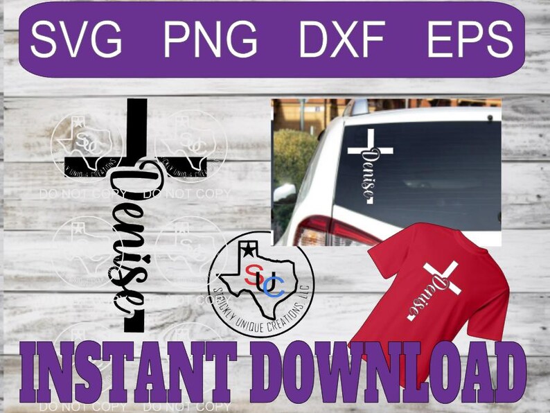 Custom Cross SVG PNG DXF, Eps - Cuttable, Laser Cut File, Cnc Router ...