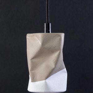 Concrete Pendant Lamp, Modern Industrial Light, Cement Lamp ...