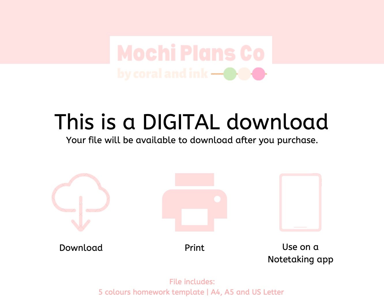 Homework Assignment Tracker Printable Digital Study Planner Goodnotes ...
