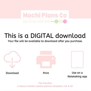 Printable Mind Map Revision Planner Study Note Taking Template GCSE A ...