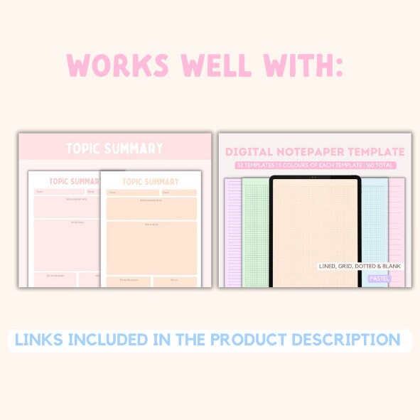 Mind Map Template Study Bundle, Printable Mindmap Planner, Student Note ...